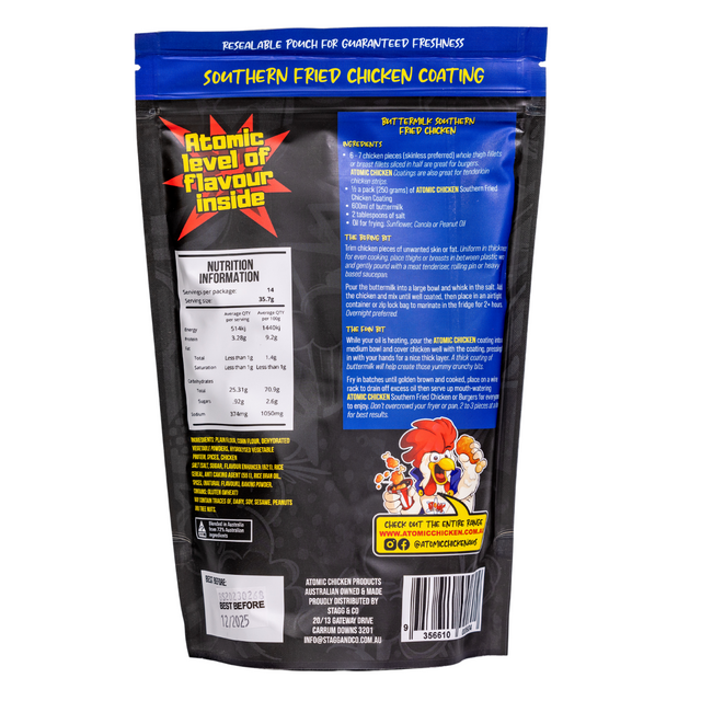 Atomic Chicken Original Southern Fried Chicken Coating – Stagg and Co