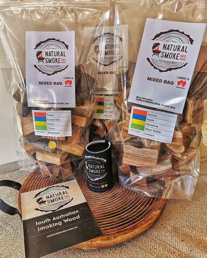 Natural Smoke Mixed Wood Chunks 2kg - Stagg and Co